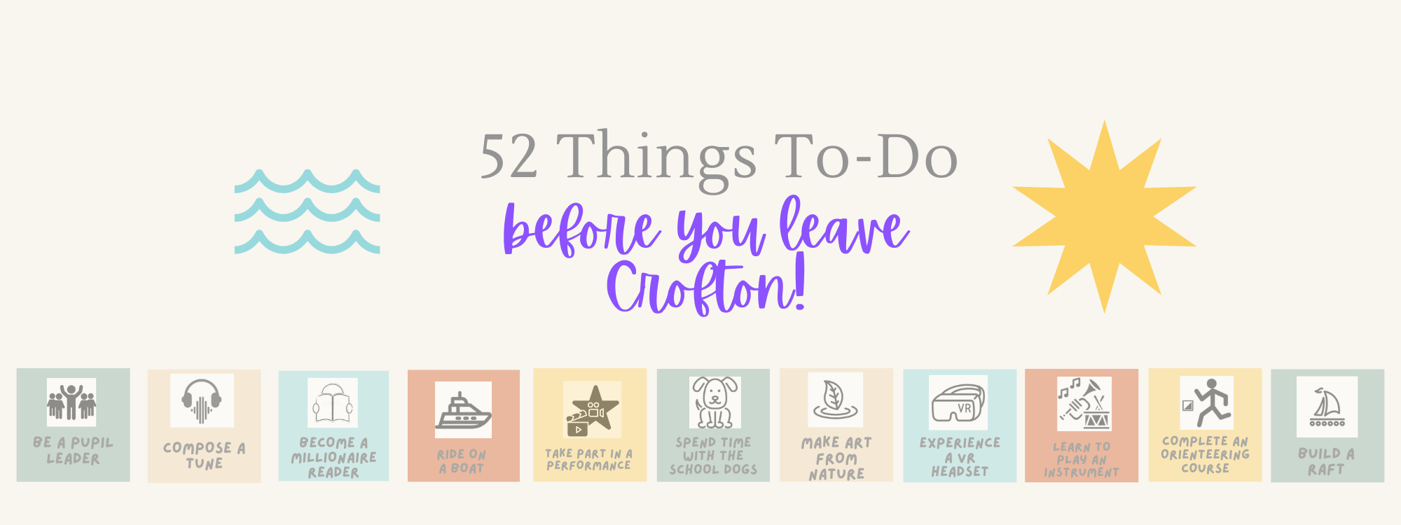 52 Things - Crofton Infant School